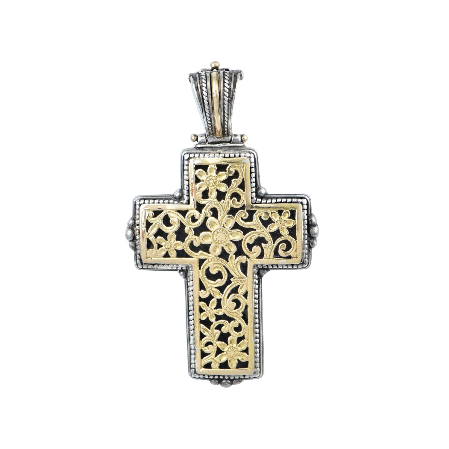 Garden of Eden Cross | Handmade Greek Jewelry | Melikos