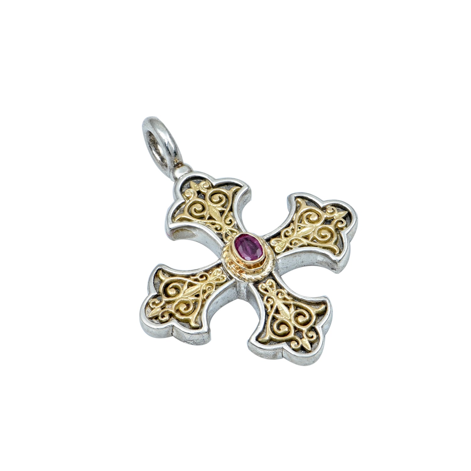 Orthodox Refinement Cross | Handmade Greek Jewelry | Melikos