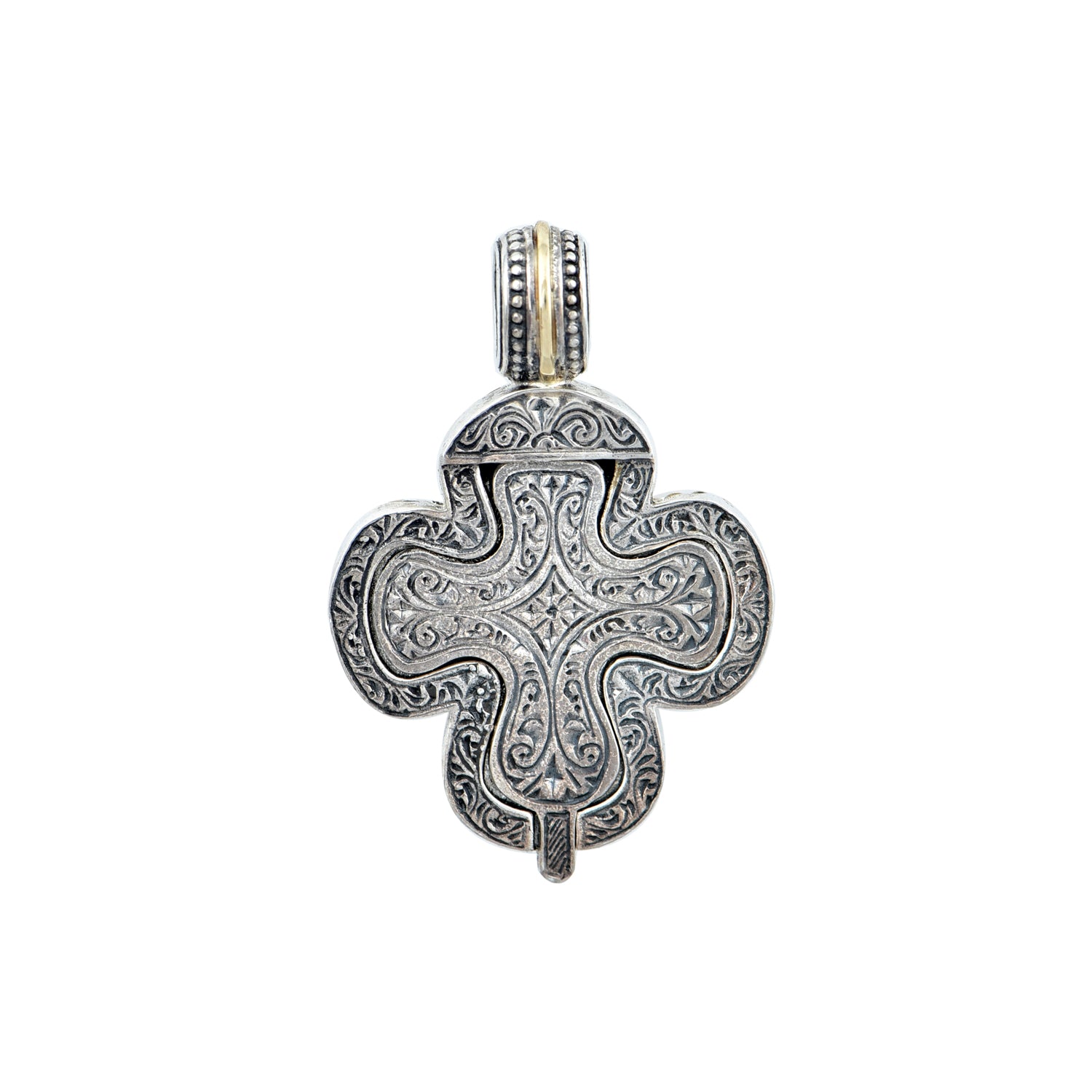 Saint Nicholas Cross | Handmade Greek Jewelry | Melikos