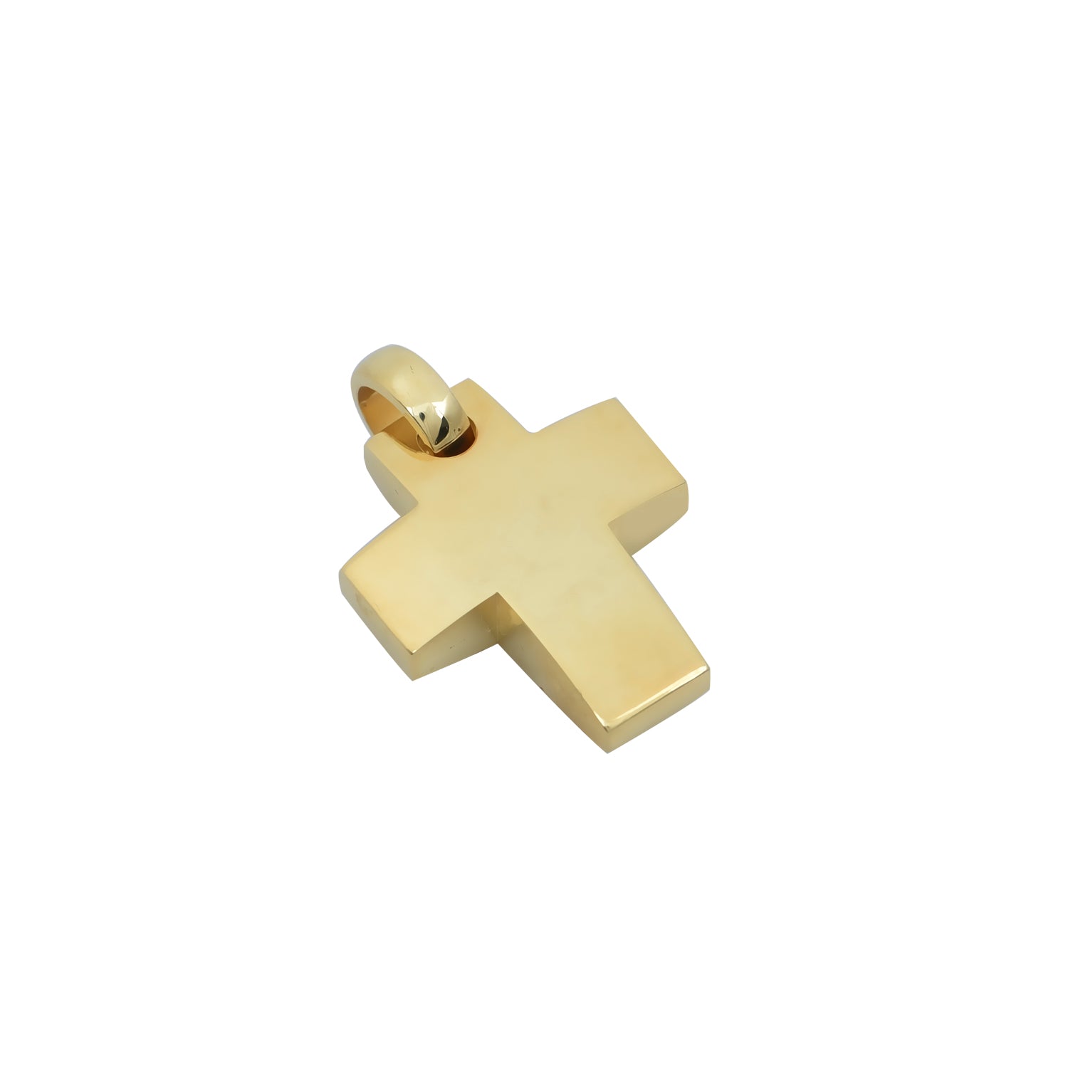 Gama Ischis Gold cross | Handmade Greek Jewelry | Melikos