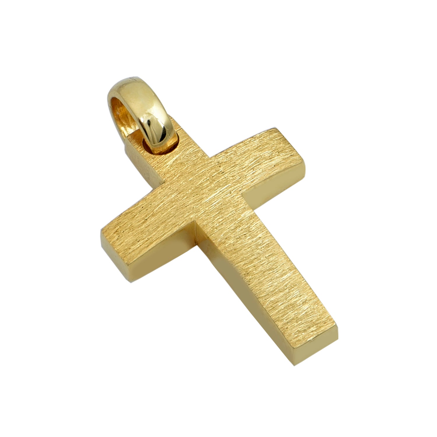 Ischis Veta Gold Cross | Handmade Greek Jewelry | Melikos