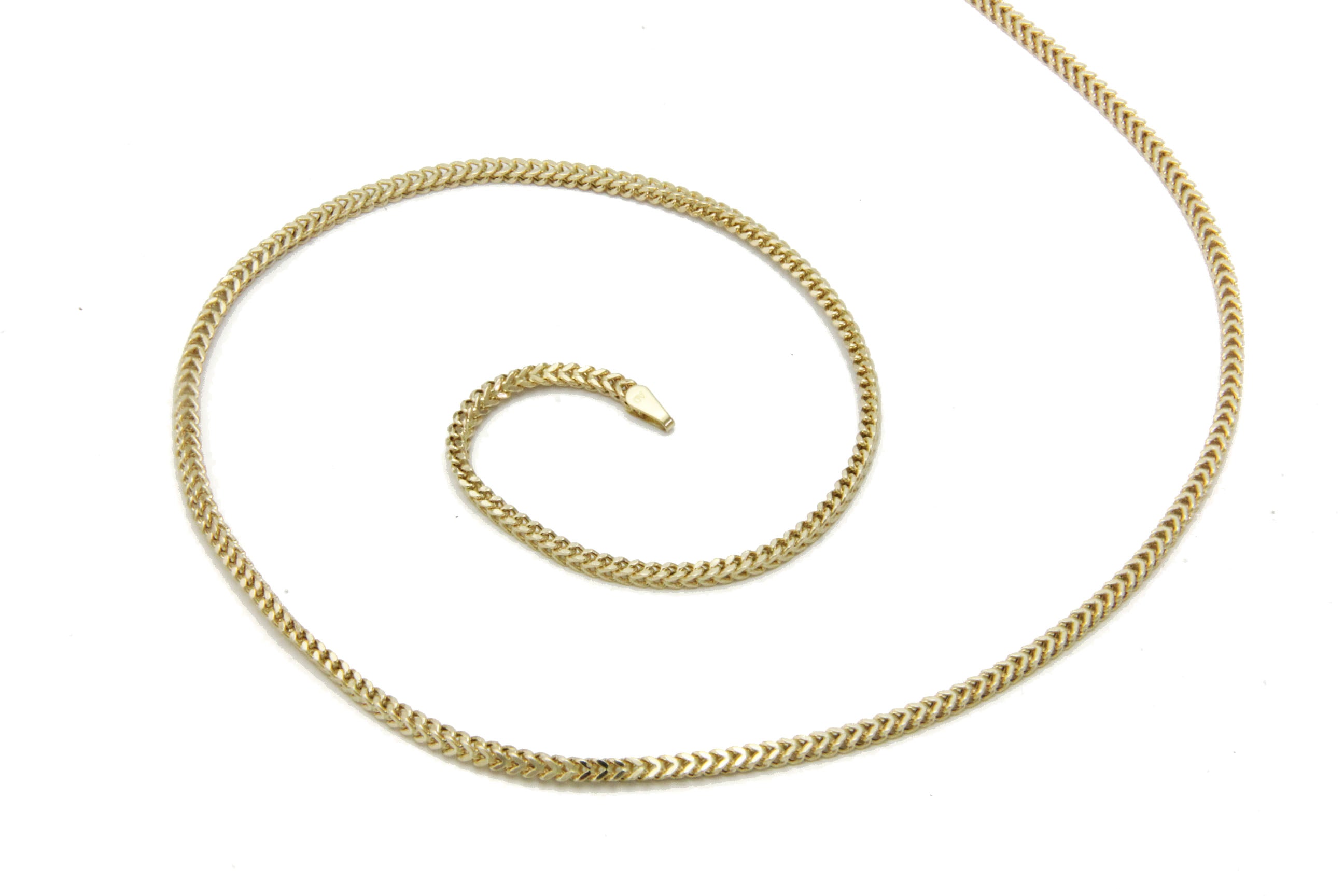 Franco Light Gold Chain | Handmade Greek Jewelry | Melikos