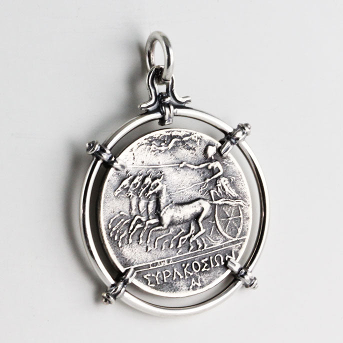 Arethousa Medallion | Handmade Greek Jewelry | Melikos